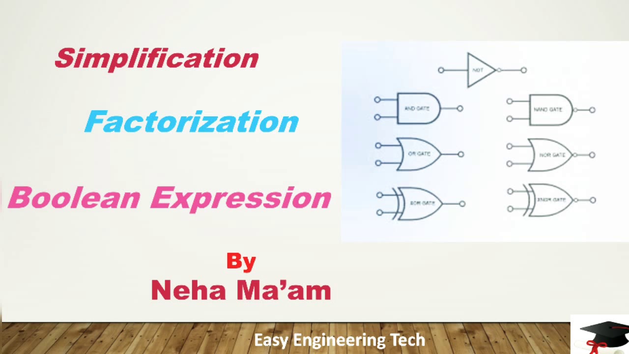 Boolean Algebra | 05 Simplification of Boolean expression - YouTube