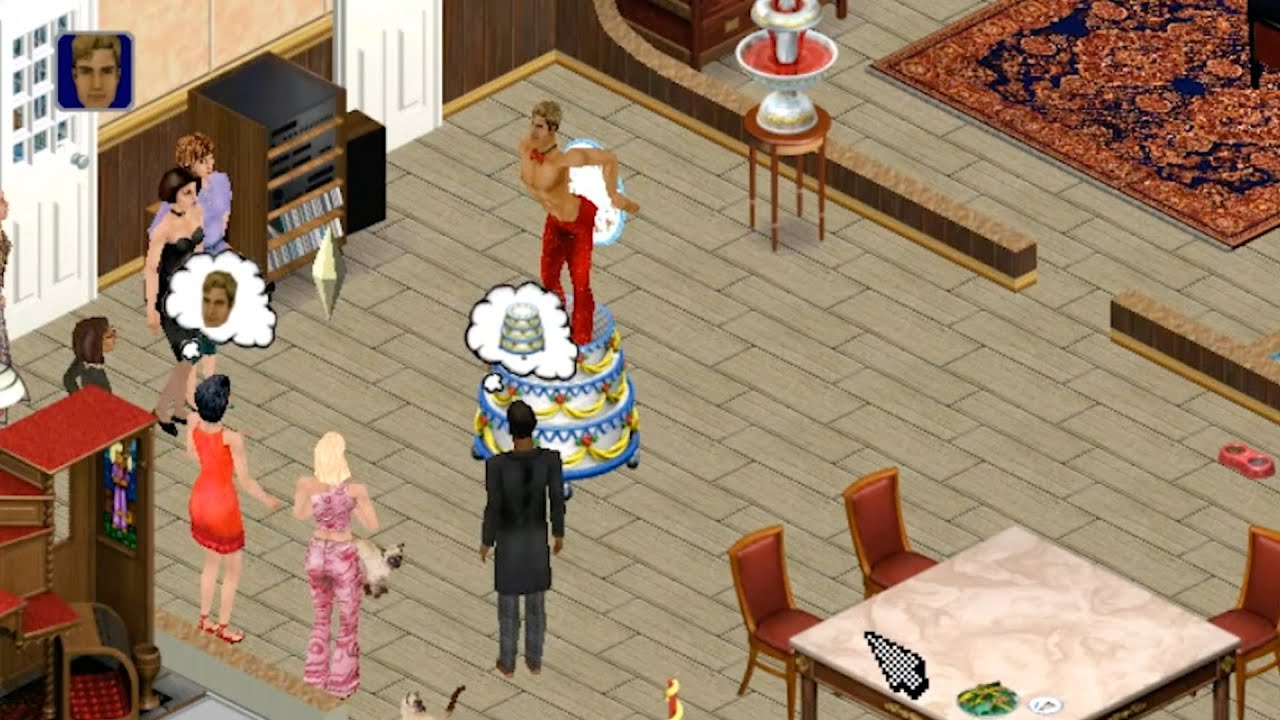 The Sims 1: Chip the dancer (Cake Dancer) - YouTube