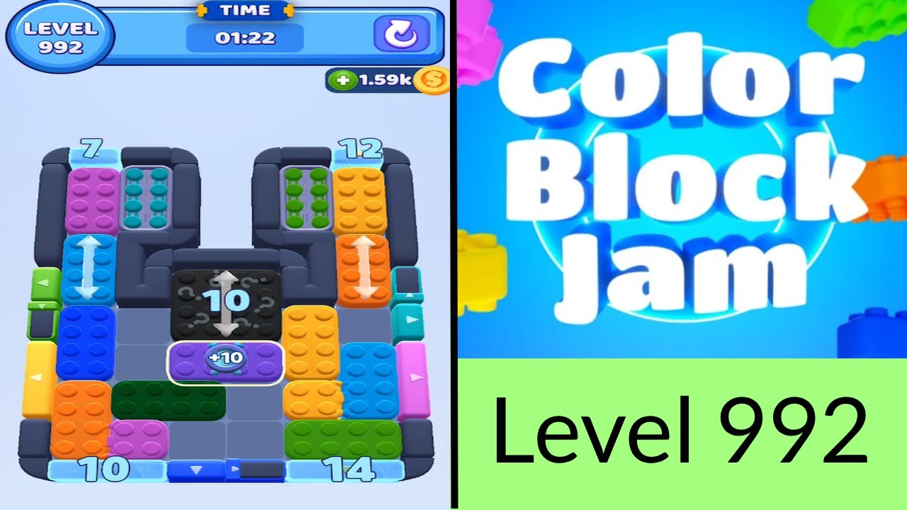 Color Block Jam Level 992 - YouTube