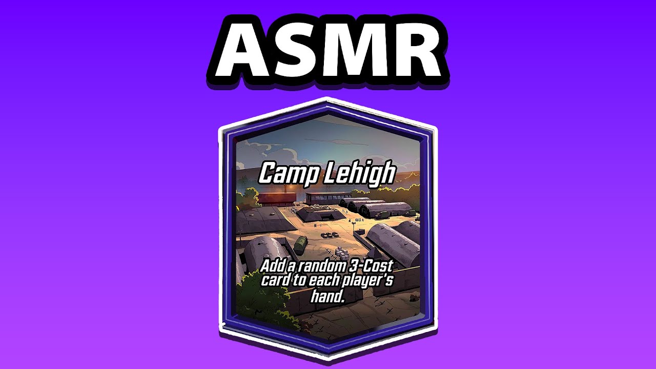 ASMR - Camp Lehigh Location: Marvel Snap Gameplay (Lofi, Mouth Sounds ...