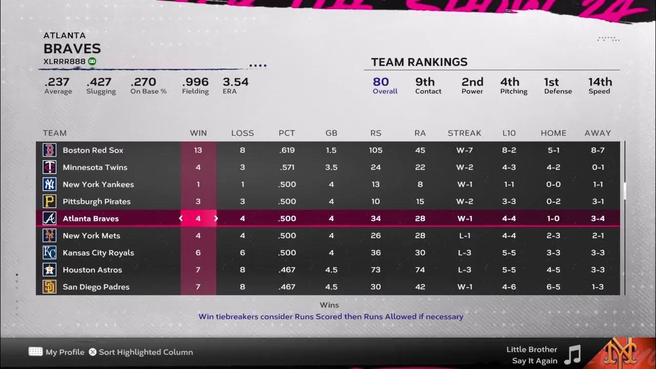 TFL 13th聯賽-季後賽-NYM VS ATL G1 - YouTube