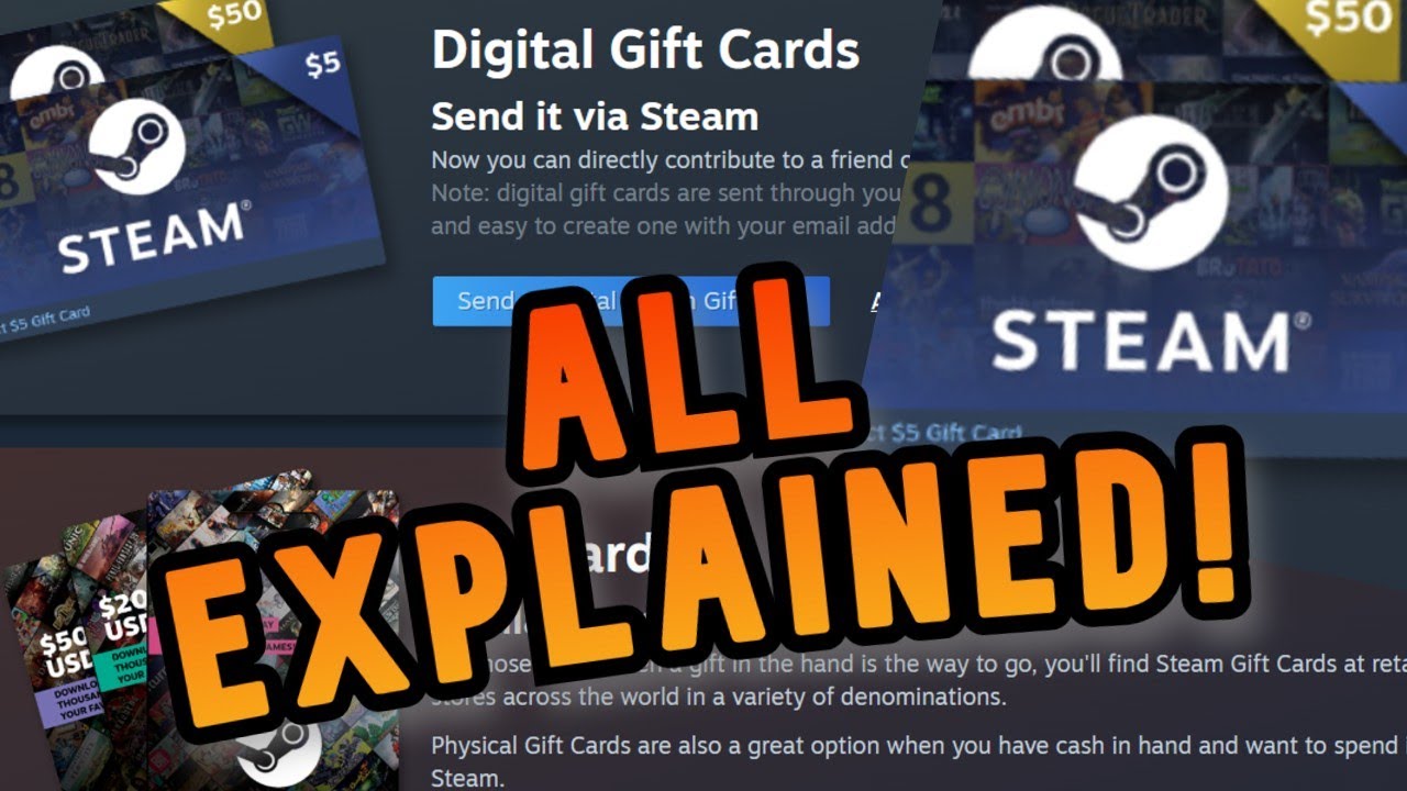 Steam Gift Cards Explained! Winter Sale Edition! ALL YOU NEED TO KNOW ...