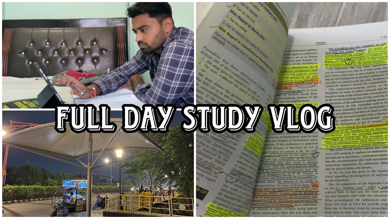 My study vlog from home * Upsc aspirant *full day vlog - YouTube