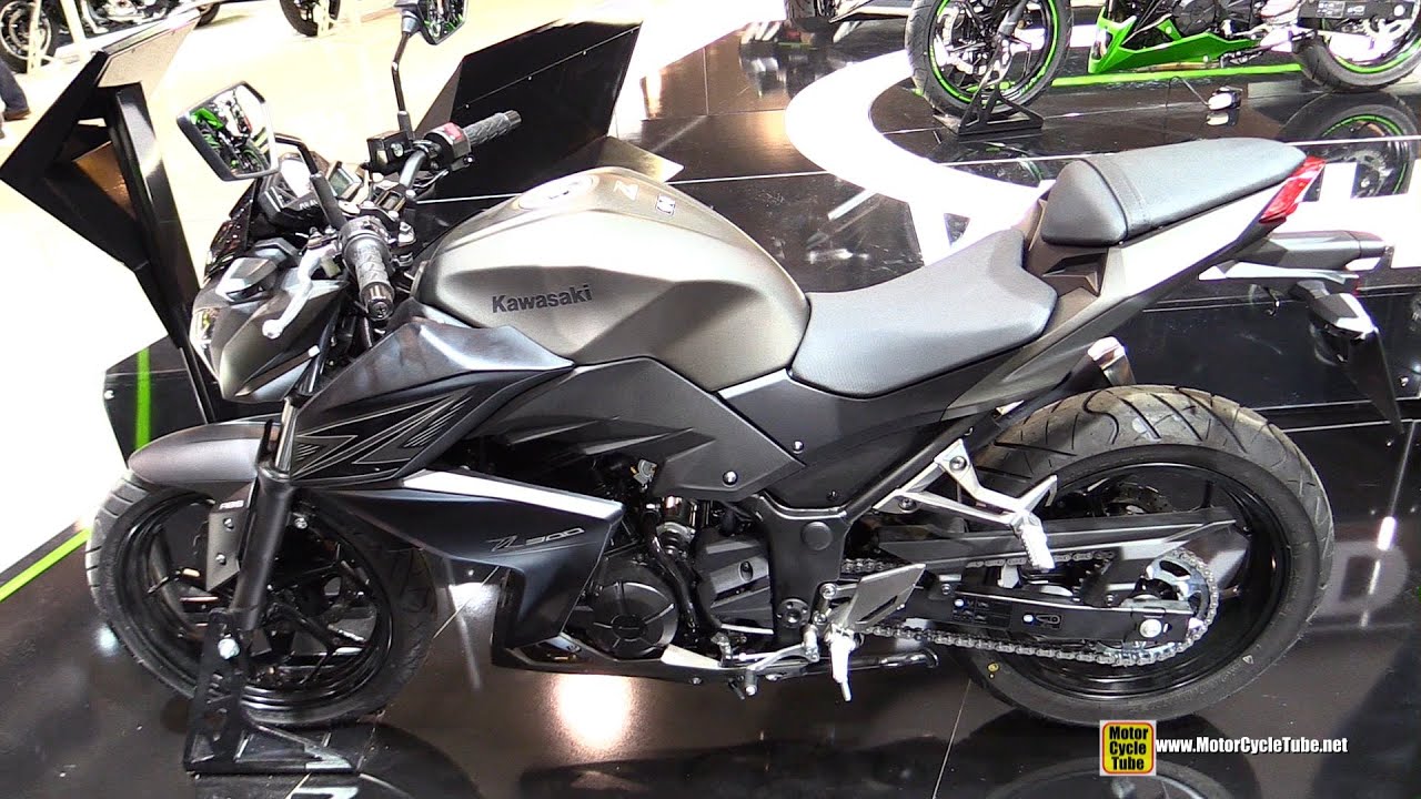 2015 Kawasaki Z300 - Walkaround - 2014 EICMA Milan Motorcycle ...