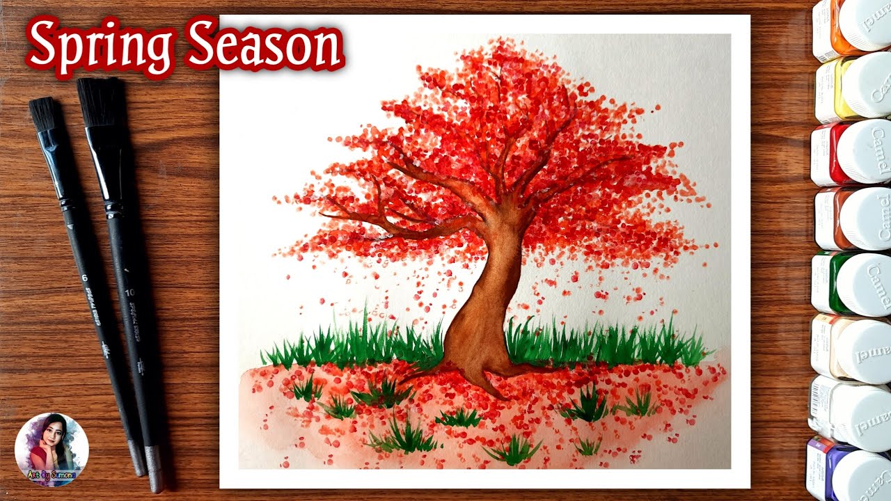 Spring Season Drawing Ideas