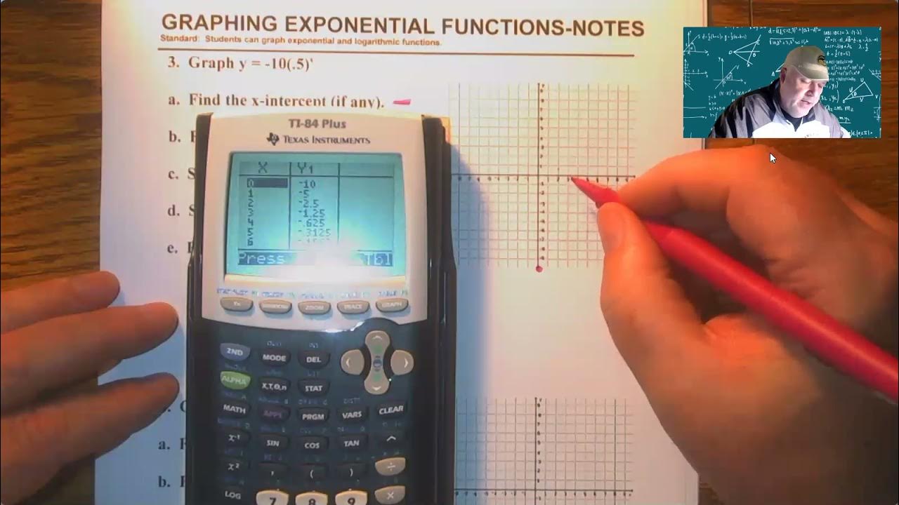 Mr. Pertner-Algebra 2C-Graphing Exponential Functions - YouTube