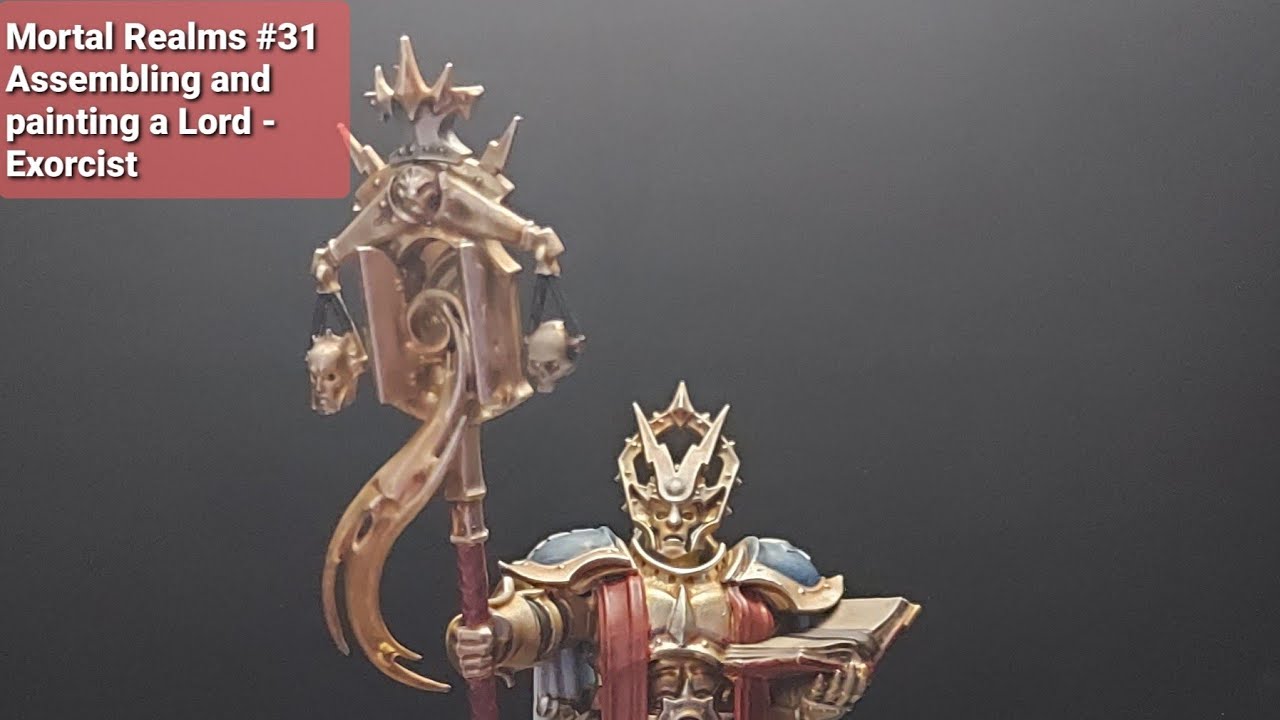 Mortal Realms issue #31 - Assembling and painting a Lord Exorcist - YouTube