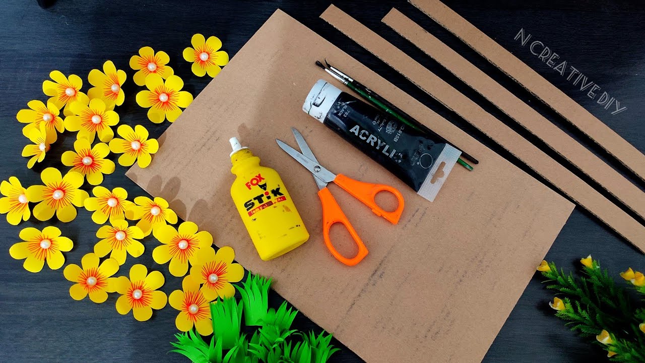 Unique wall hanging craft idea | Paper craft for home decor | Beautiful ...