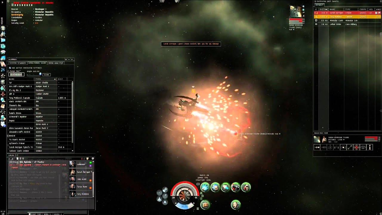 Eve Online PVP: Dramiel and Daredevil on the Loose - YouTube
