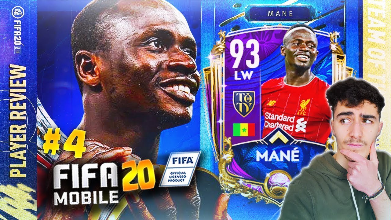 Fifa 20 Mobile REVIEW #4: TESTIAMO MANé 93 OVERALL Team Of The Year ...