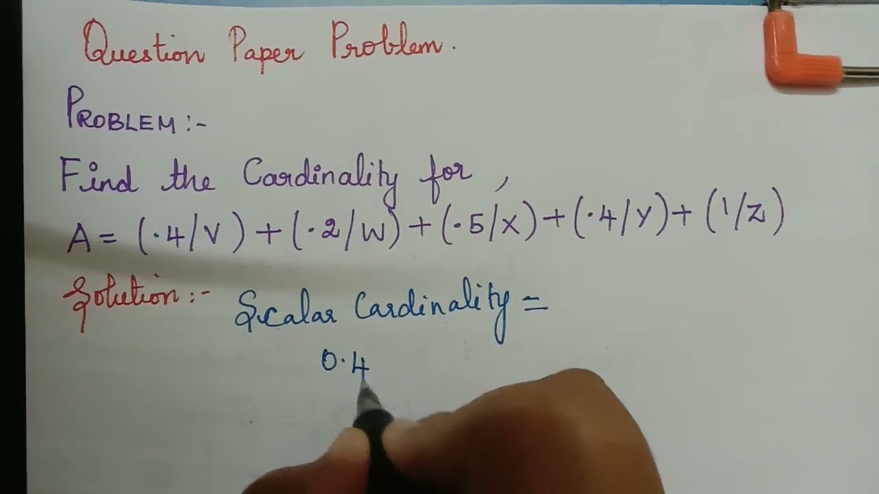 Find The Cardinality Of The Fuzzy Set Problem YouTube find-the-cardinality-of-the-fuzzy-set-problem-youtube