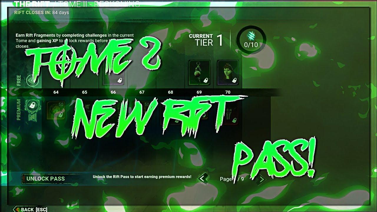 Dead by Daylight | TOME 2 RIFT PASS! CHECKING WHAT'S NEW! - YouTube