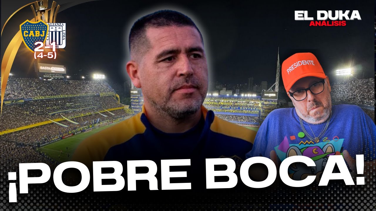 ¡POBRE BOCA! - Boca Jr vs Alianza Lima (2-1) (4-5) - ELDUKA - YouTube