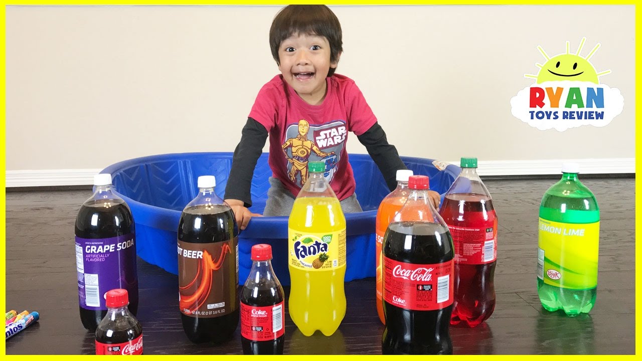 Learn Colors with Coca Cola and Fanta for Children Toddlers and Babies ...