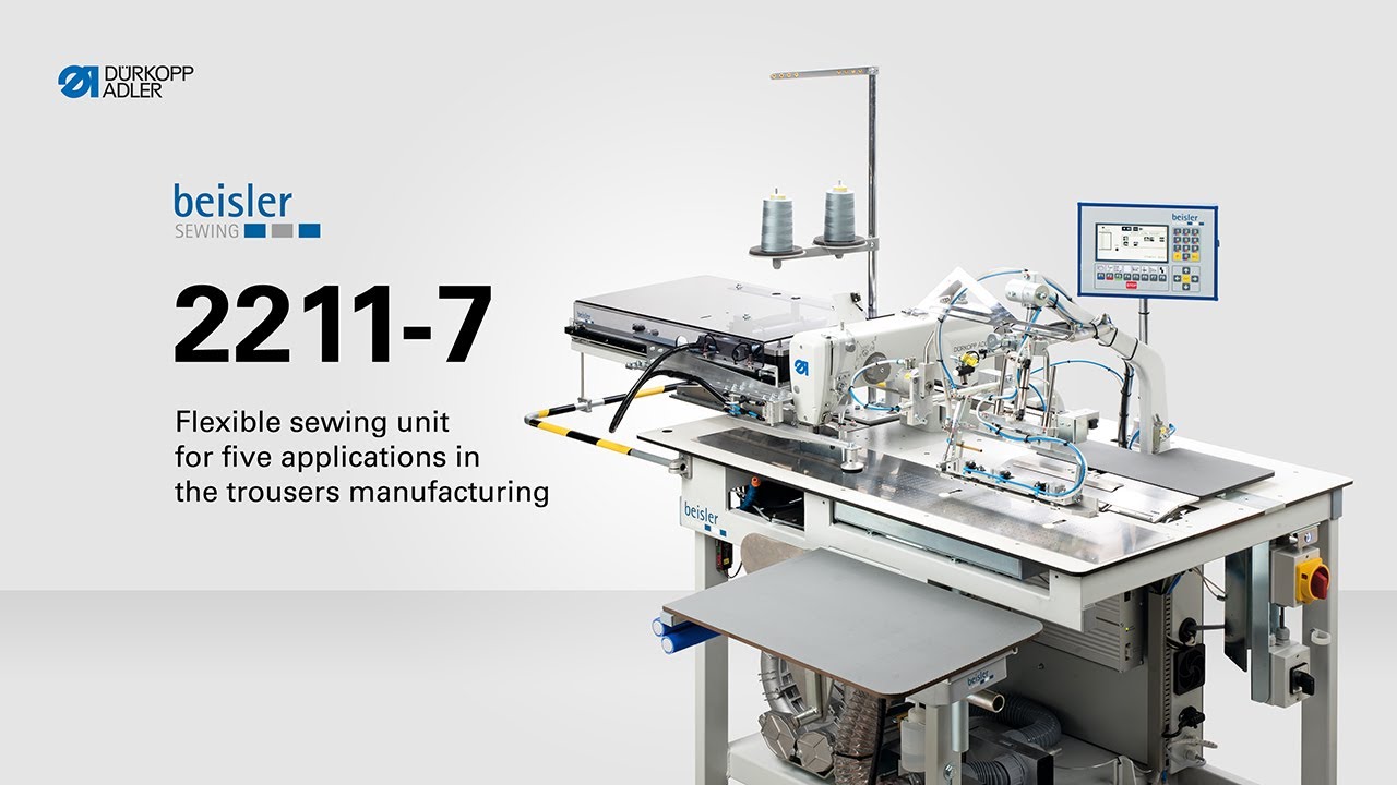 Dürkopp Adler 2211-7 | Flexible sewing unit for five applications in ...