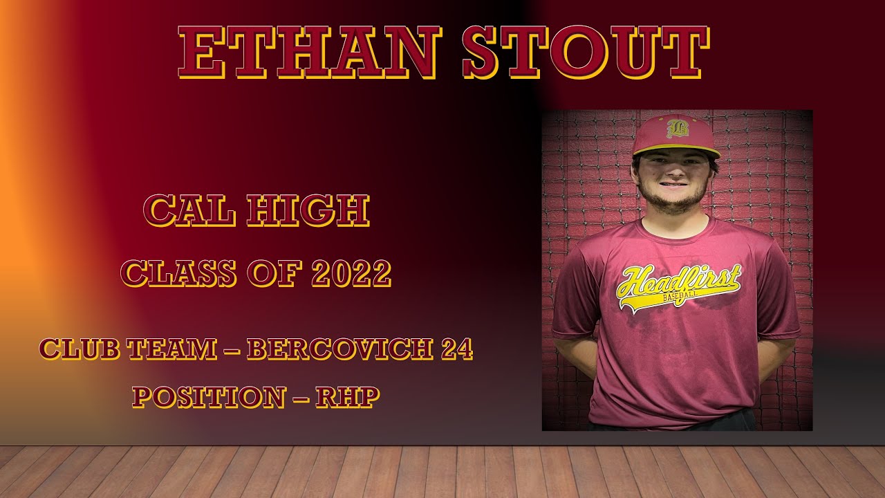 ETHAN STOUT BASEBALL RECRUIT - RHP - YouTube
