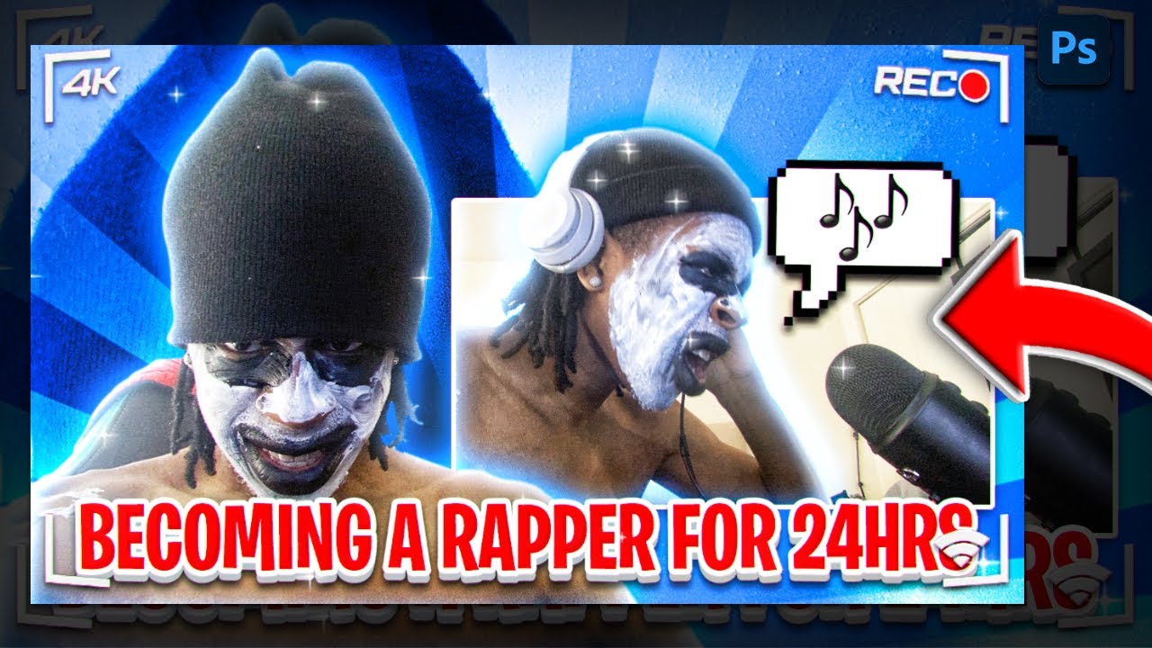 Photoshop Tutorial: How To Make A Simple/Easy IRL Thumbnail For YouTube ...