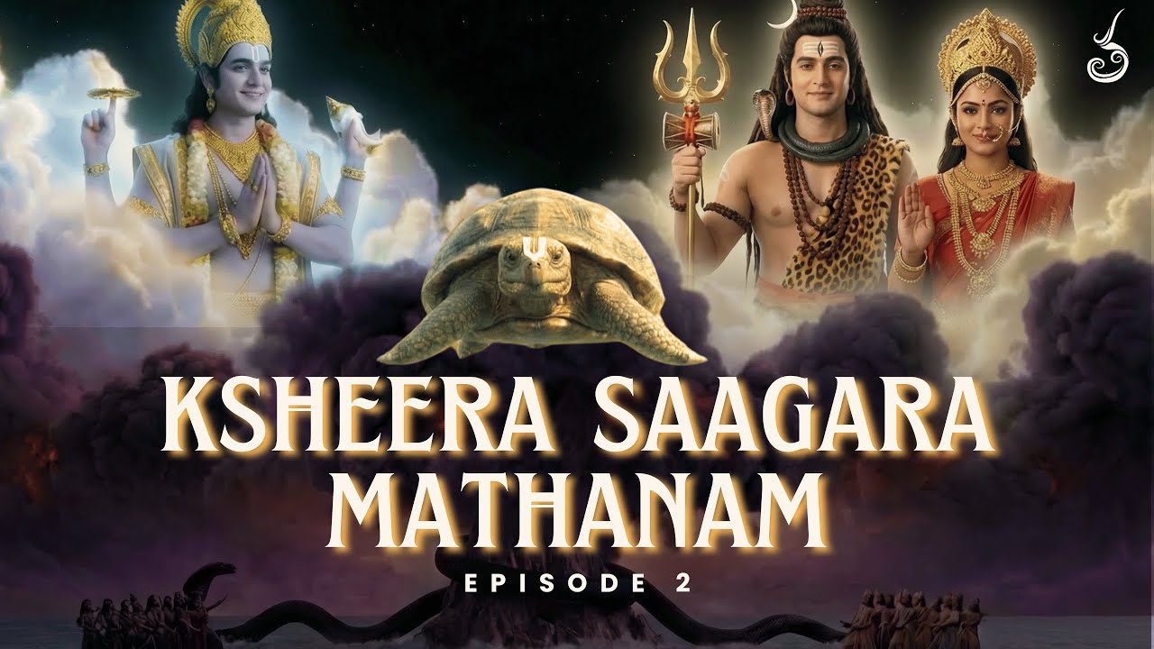 Lord Shiva Drinks Poison (Halahala) | Kurma Avatar Story | Ksheera ...
