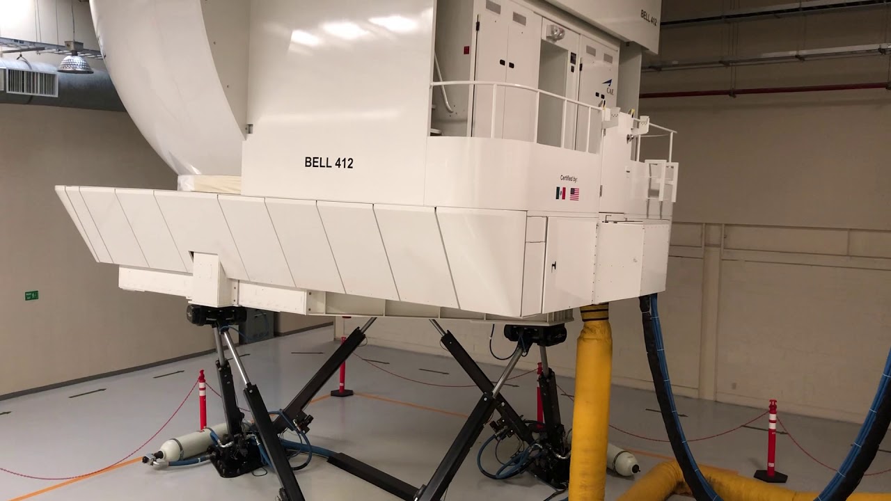 Bell 412 simulador de vuelo full CAE Toluca - YouTube