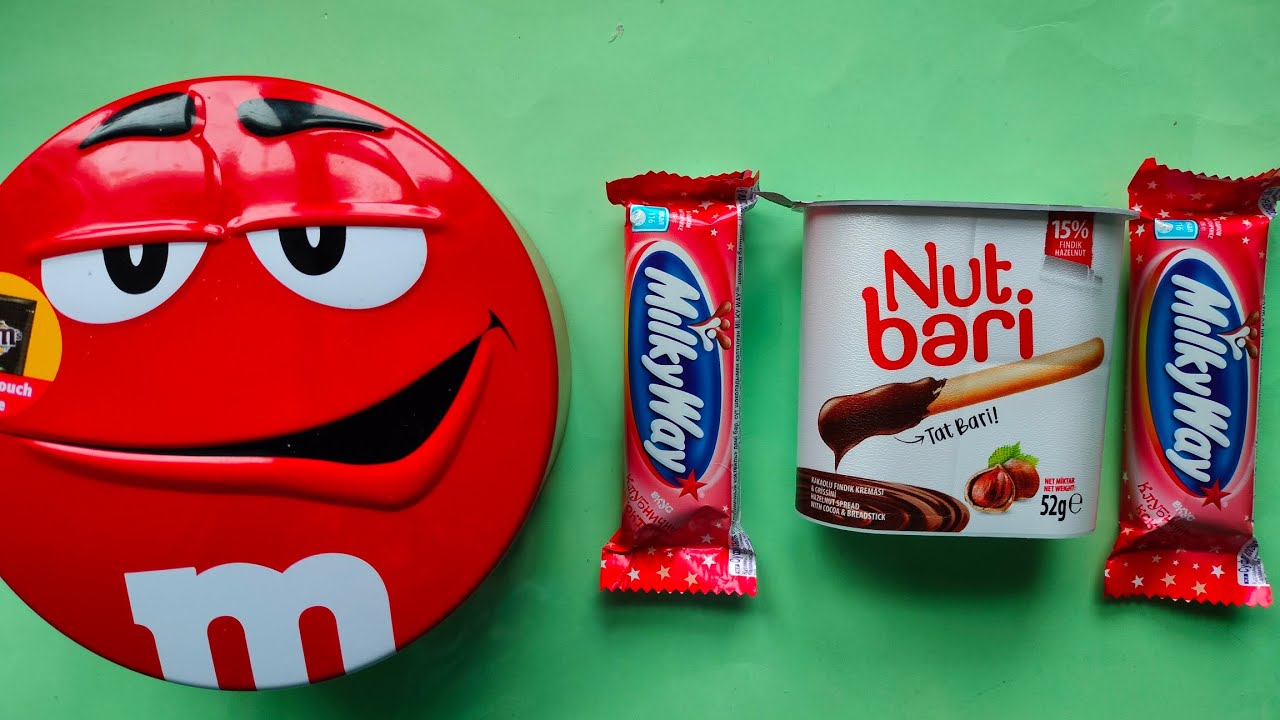 ASMR Unpacking sweets/Milky Way,Crispy sticks,Dragee - YouTube