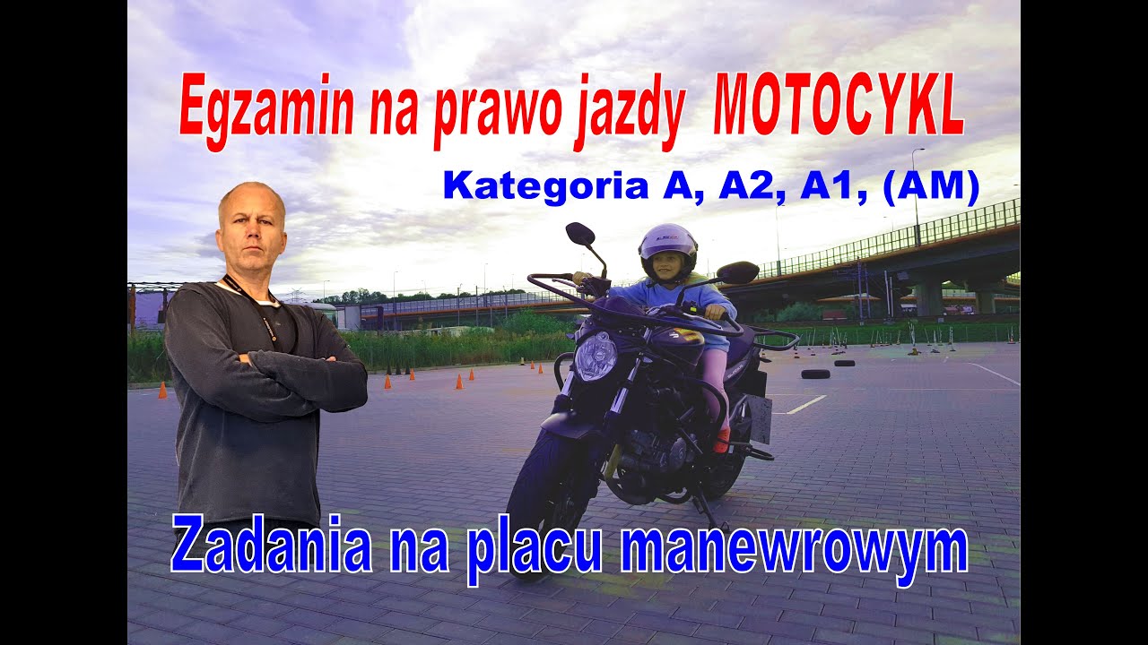 Egzamin na motocykl kategoria A, A2, A1, {AM} - YouTube