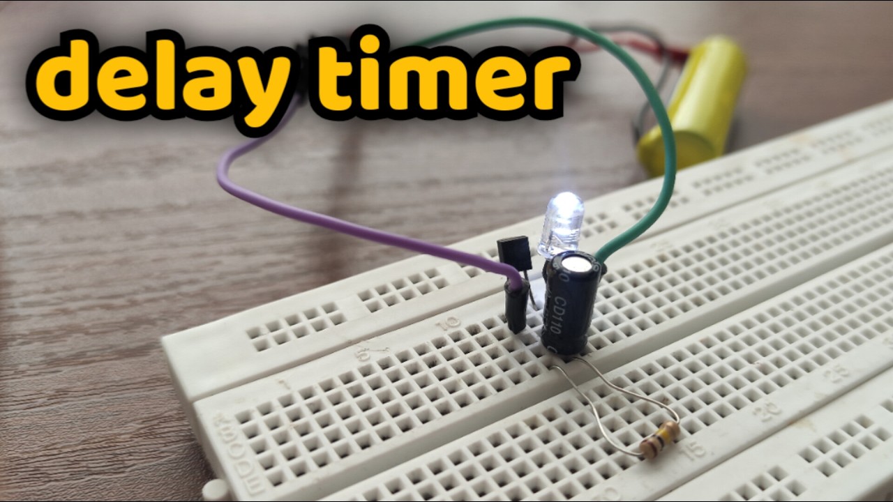 delay timer :how to build a delay timer circuit with a bc547 transistor ...