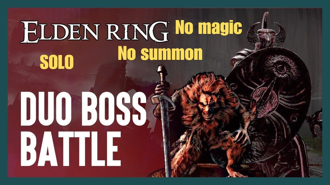 HARDEST DUO BOSS FIGHT YET! SWORD ONLY! 1st time playing Elden Ring ...