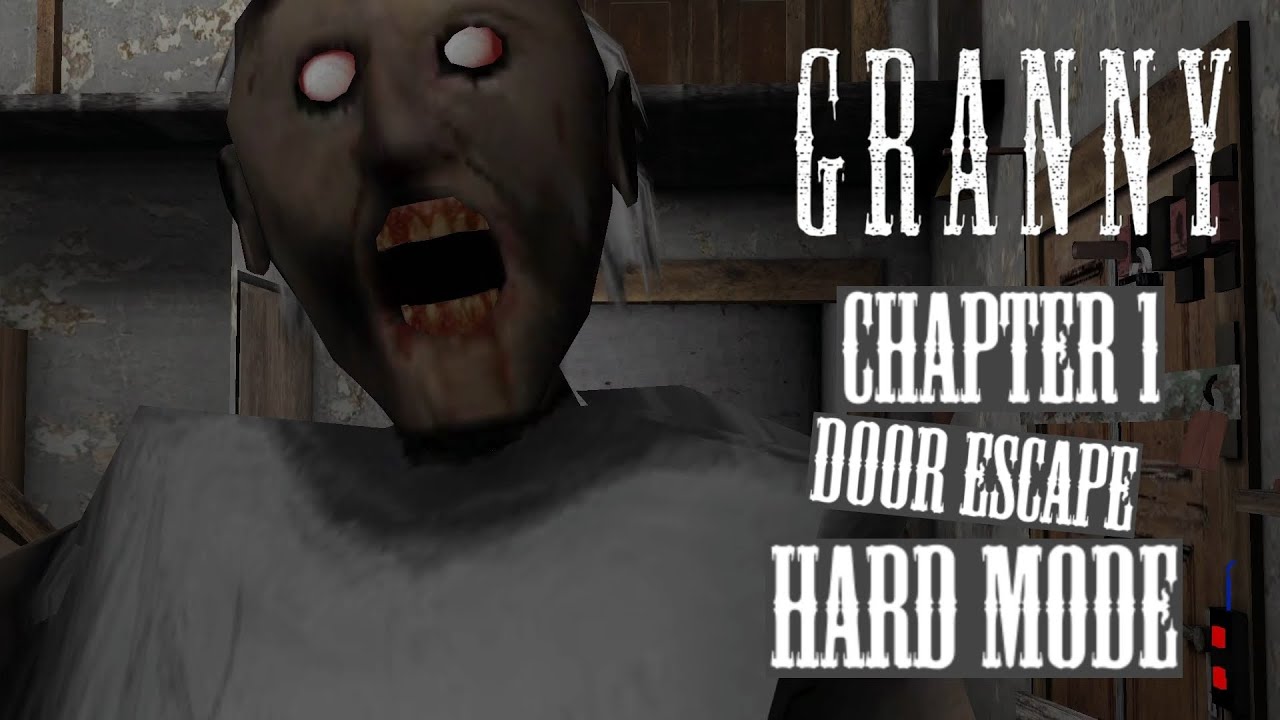 Granny 1 Hard Mode Door Escape With Teddy & Slendrina Ending No Deaths - YouTube