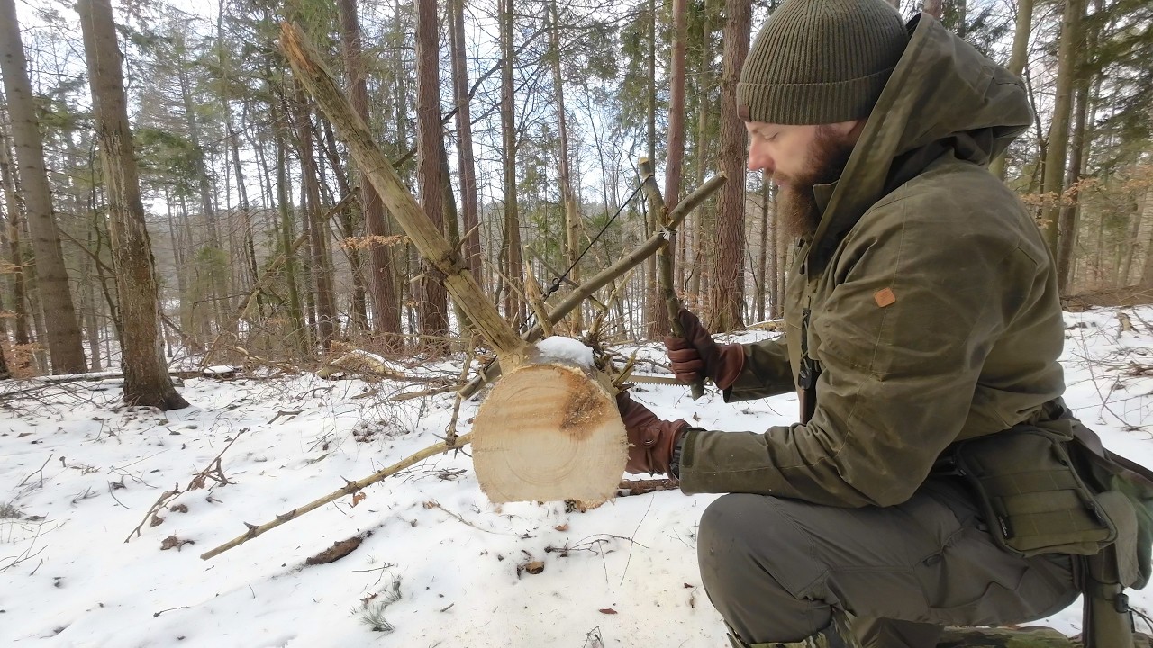 Making Bushcraft BOW SAW - YouTube
