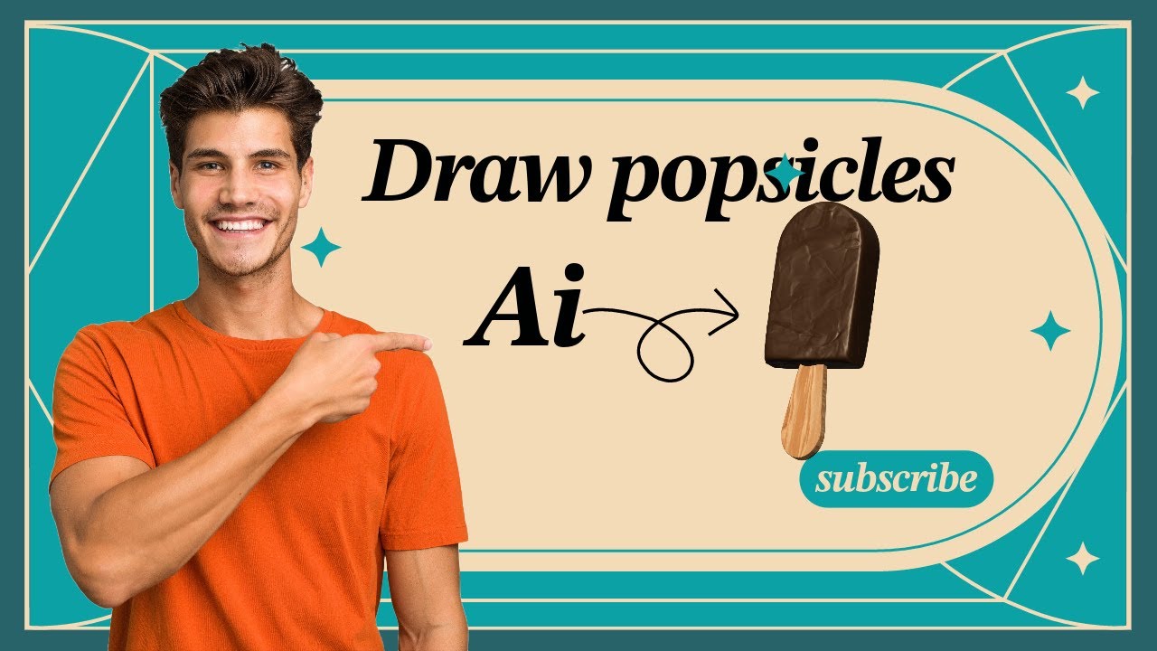 Draw Popsicles with Adobe illustrator| Vector Designing| GFX Developer ...