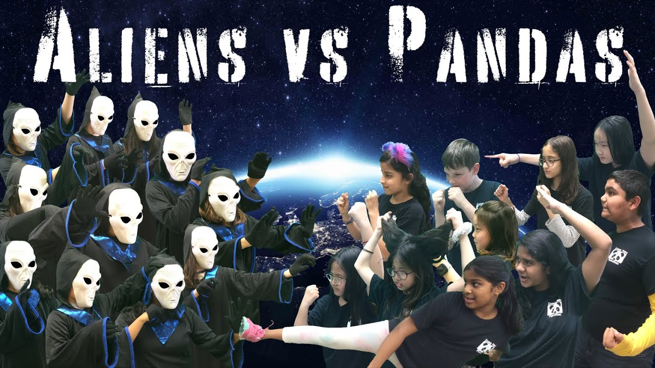 Aliens vs Pandas - YouTube