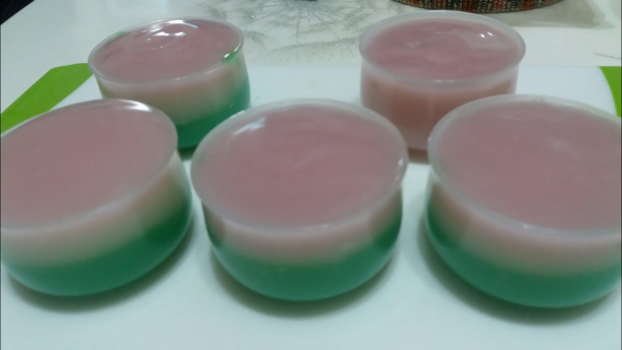 Cara membuat puding hunkwe pandan manis legit sederhana - YouTube