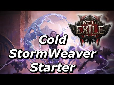[PoE 2] My Path of Exile 2 Cold Stormweaver Starter Build Plans! - YouTube