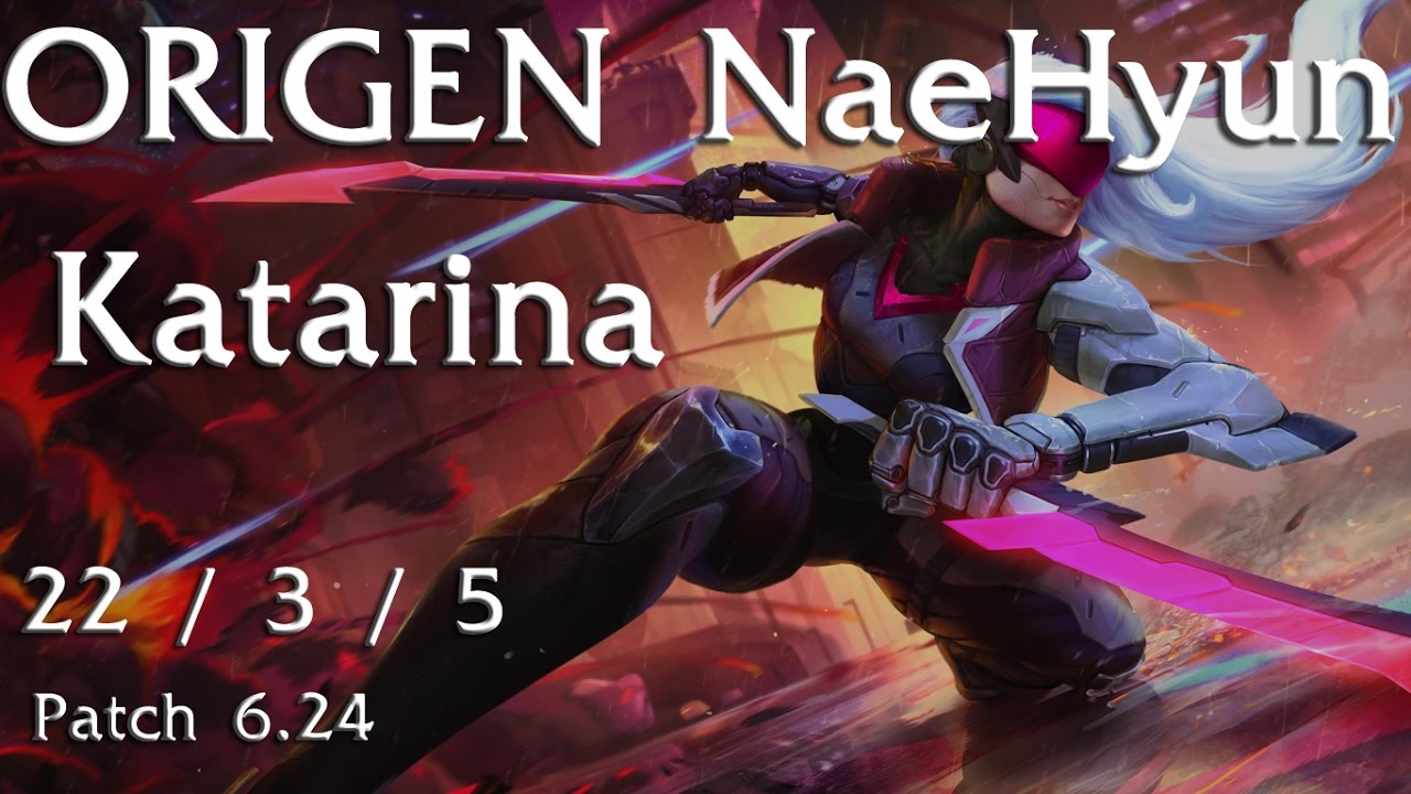 ORIGEN NaeHyun (Katarina) - League Of Legends Europe SoloQ (22 / 3 / 5 ...