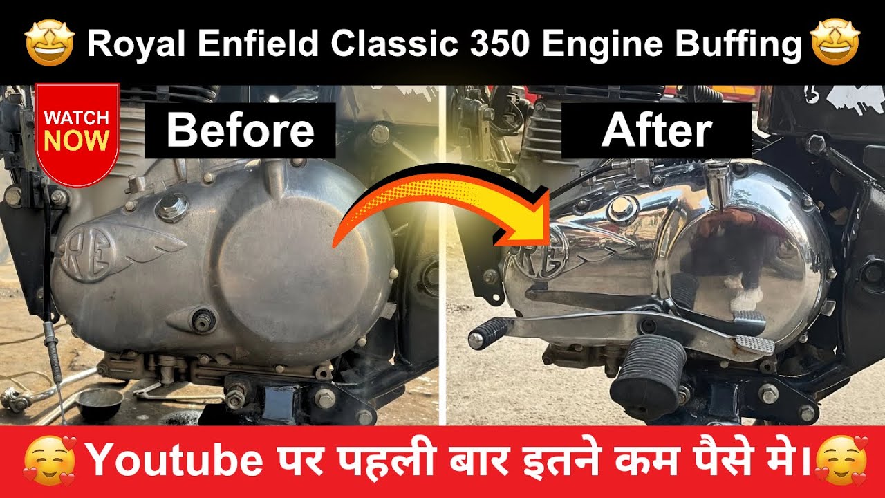 I Buffed My Royal Enfield Classic 350 Engine And Got AMAZING Results 🔥 ...