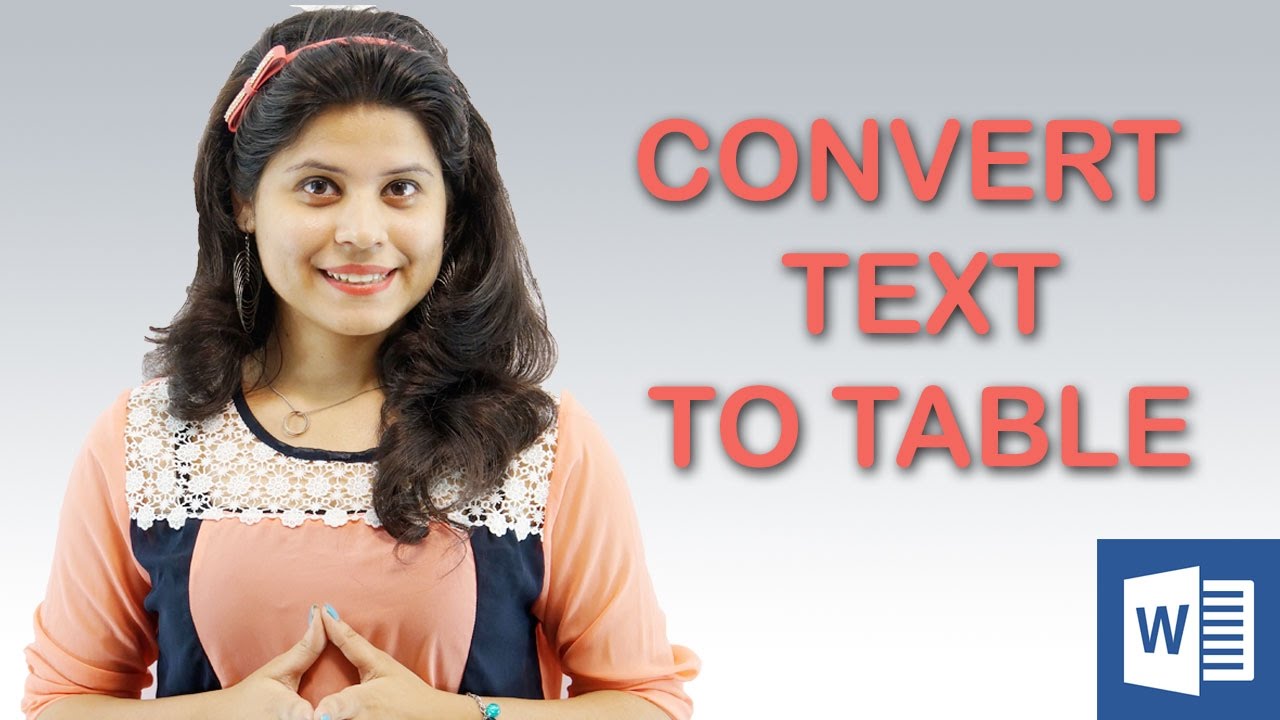 Convert Text To Table In MS Word 2013 Chapter 8 Video 2 YouTube convert-text-to-table-in-ms-word-2013-chapter-8-video-2-youtube