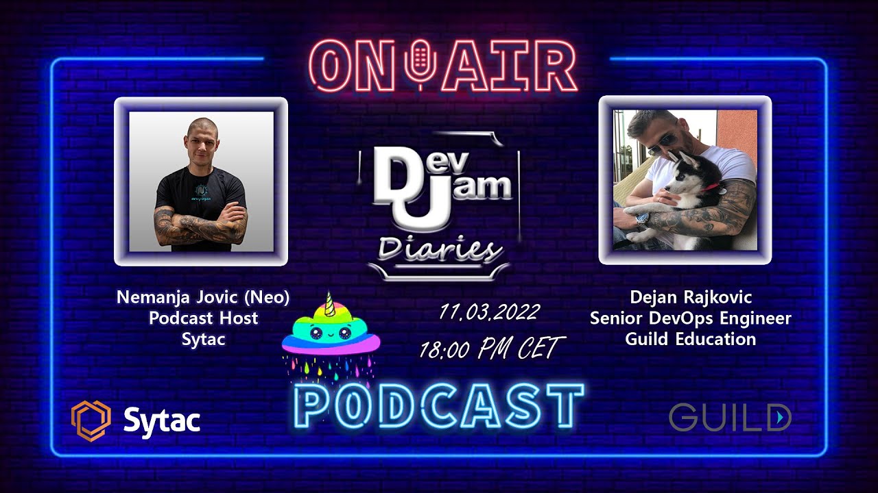 DevJam Diaries Podcast #6 Dejan Rajkovic // Senior DevOps Engineer // Guild Education - YouTube
