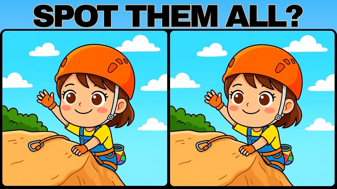Spot the Difference – Simple but Tricky Visual Puzzles - YouTube