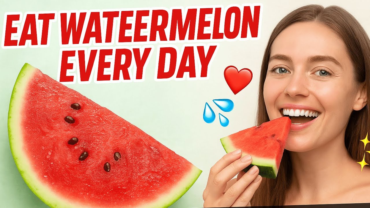 🍉 Eat Watermelon Every Day & THIS Happens to Your Body! 😲💧 | Health ...