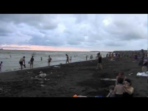 The Beach at ურეკი (Ureki), საქართველო (Georgia)