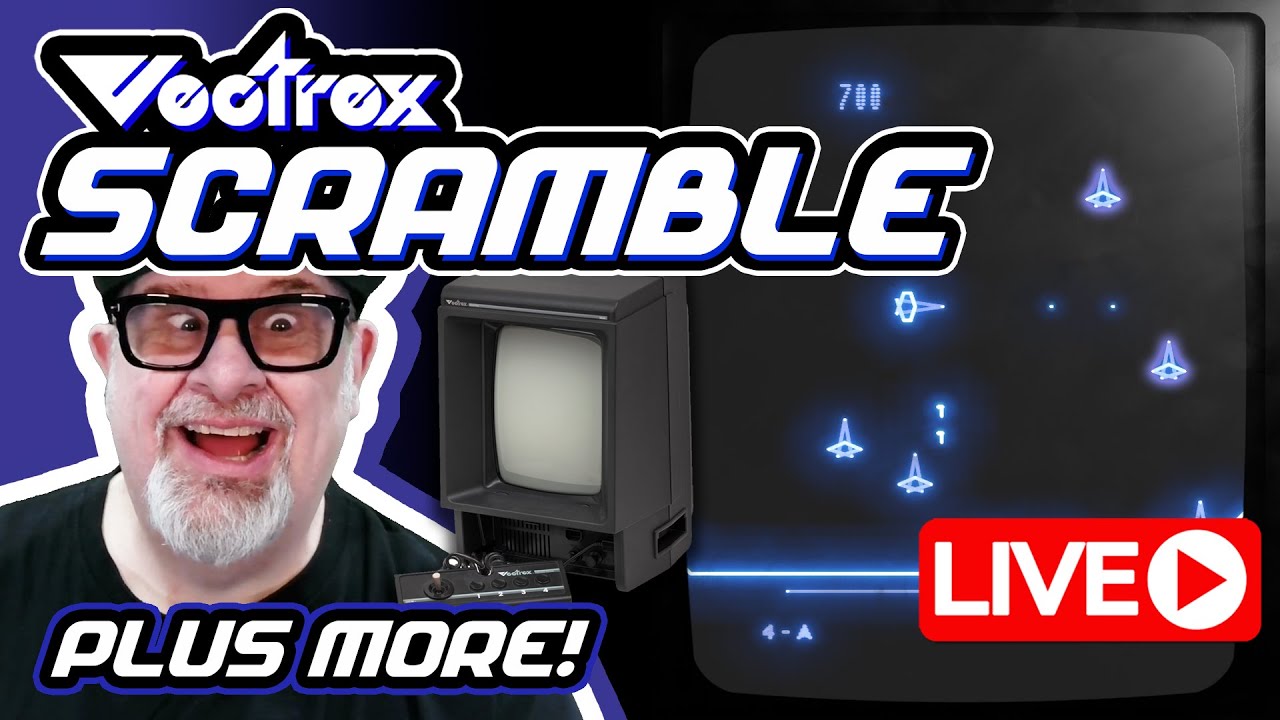 Retro Gaming on the Coveted Vectrex Console with SCRAMBLE! - YouTube