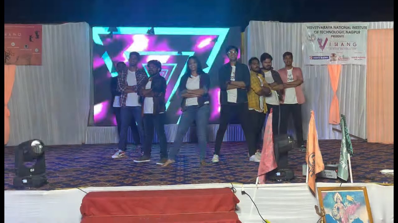 VNIT Students Group Dance | VIHANG 2023 | PG Fest | O3 Warriors | VNIT Nagpur - YouTube