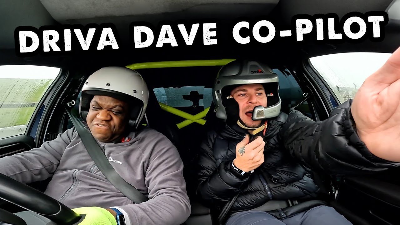 DRIVA DAVE IS MY CO DRIVER & WE HIT THE RACE TRACK - YouTube