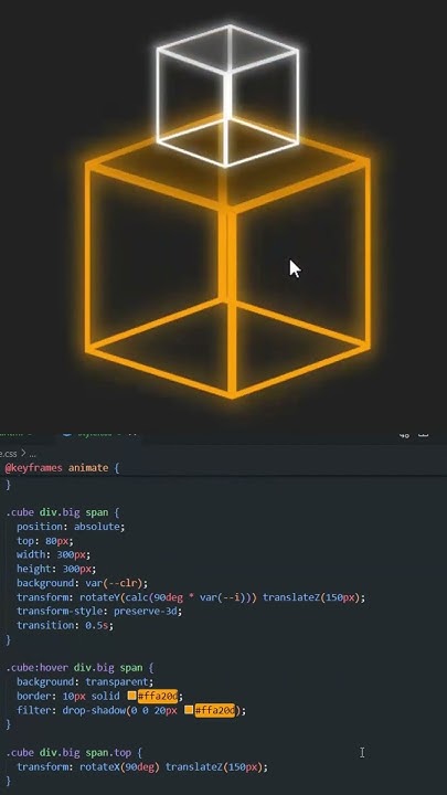 CSS 3D Animation & Hiệu ứng di chuột #shorts #coding #webdevelopment #javascript #html #css # ...