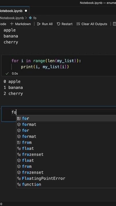 Using Enumerate In Python Shorts Youtube