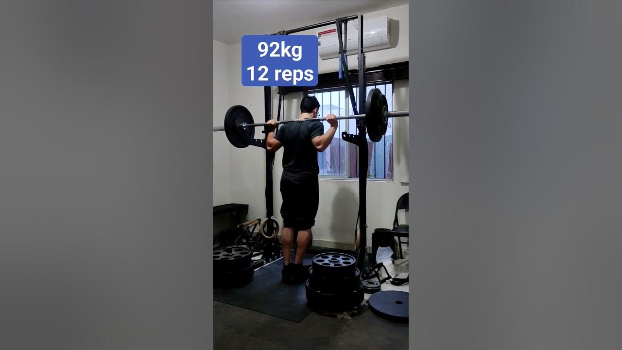 92kg en elevaciones de pantorrillas para 12 repeticiones con 72kg de peso corporal - YouTube