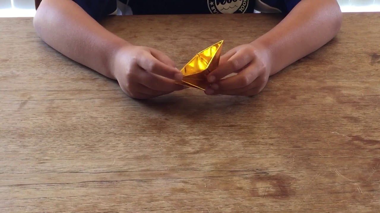 Origami Trophy - YouTube