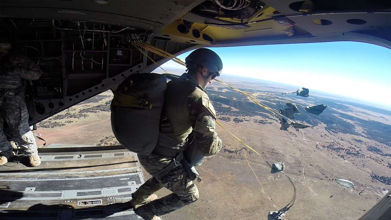 Special Forces Operations Training: Helicopter Jump - YouTube