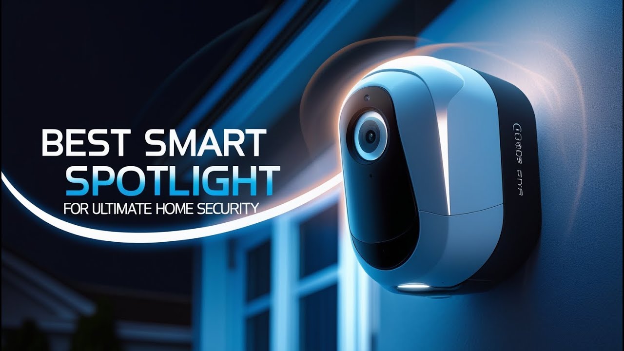 5 Best Smart Spotlight Cameras for Home Security in 2025 - YouTube
