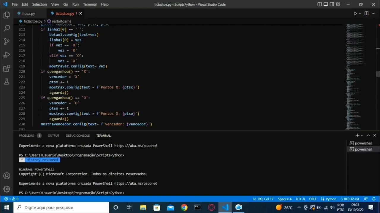 Tutorial Como Fazer Um Jogo Da Velha Com Python E Tkinter Youtube
